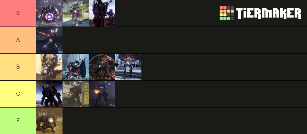 Destiny 2 All Champion Tier List (Community Rankings) - TierMaker