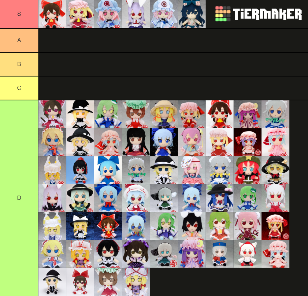 Fumo Tier List (Community Rankings) - TierMaker