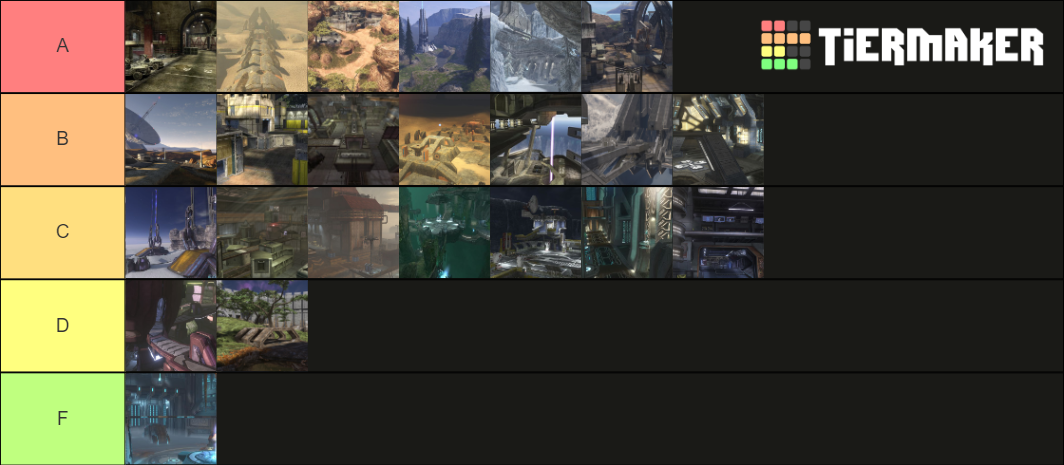 Halo 3 Maps (all) Tier List (Community Rankings) - TierMaker