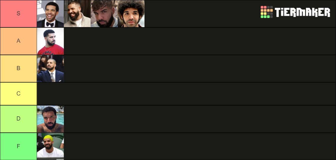 Drake Haircuts Tier List (Community Rankings) - TierMaker