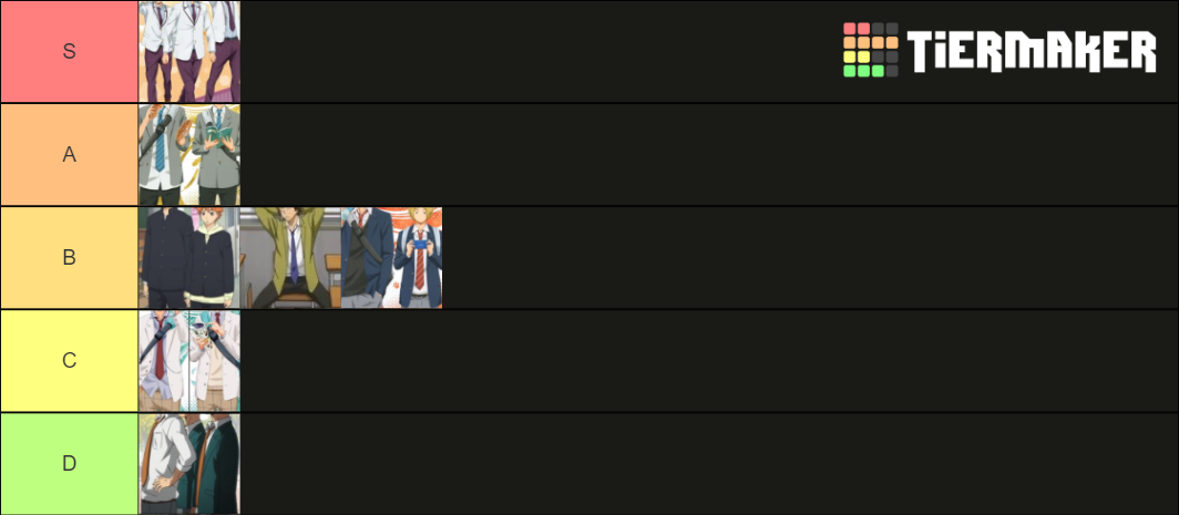 haikyuu school uniform Tier List (Community Rankings) - TierMaker