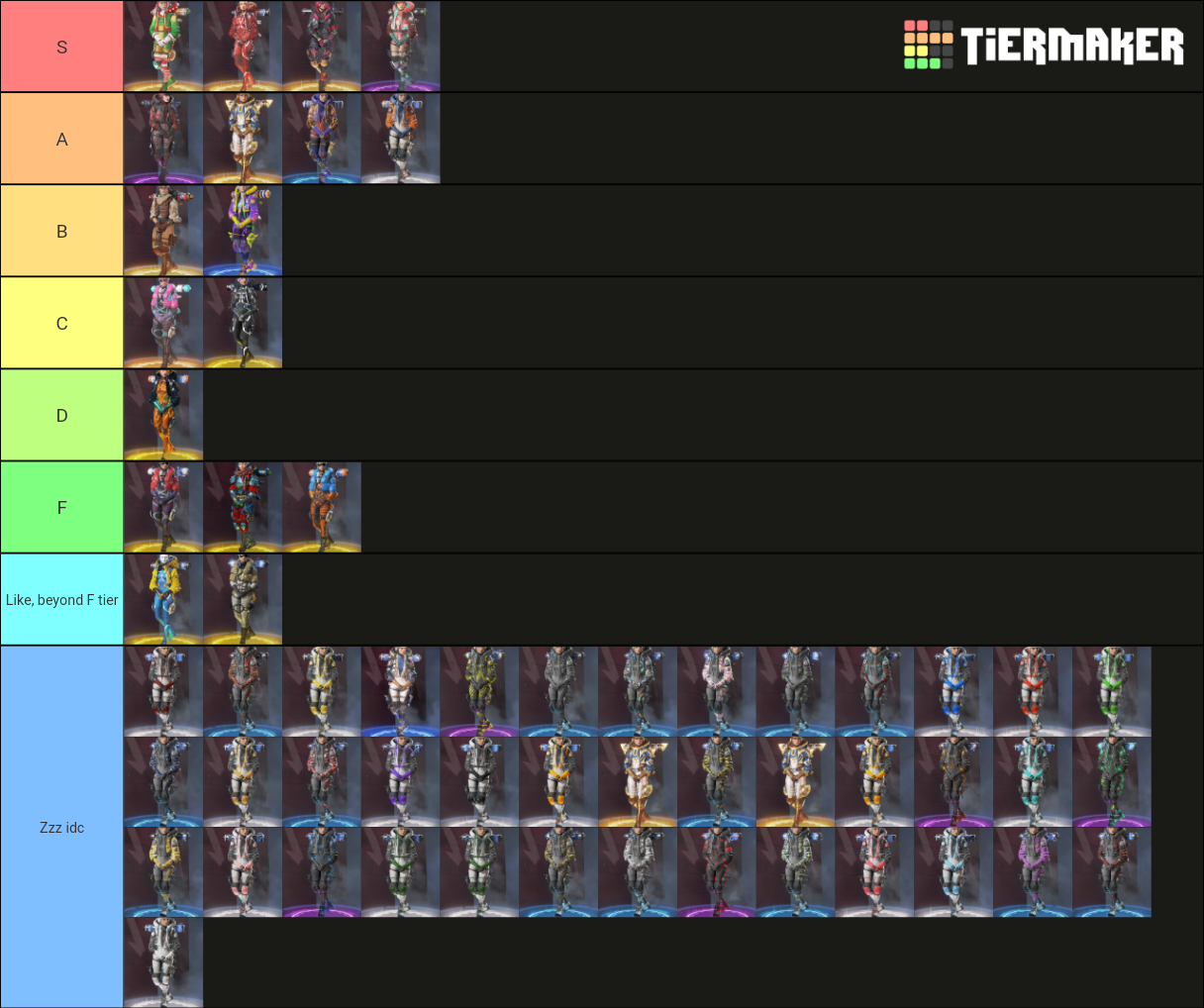 Wattson Apex skin tierlist Tier List (Community Rankings) - TierMaker