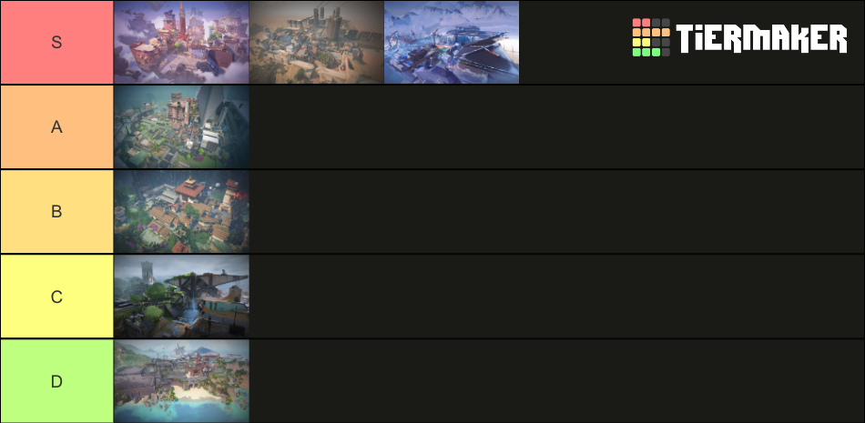 Valorant Map (Fracture) Tier List (Community Rankings) - TierMaker