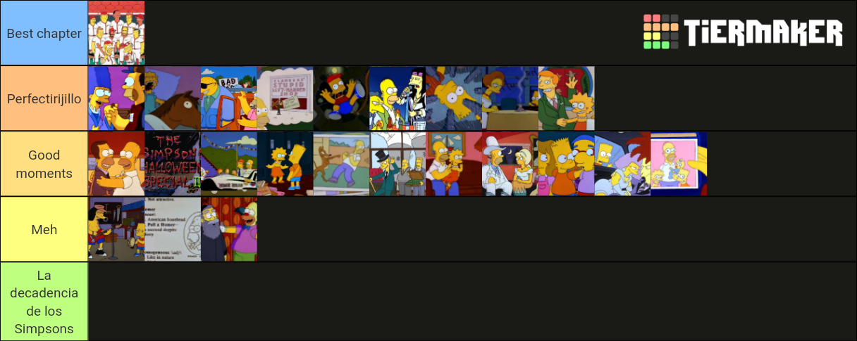 The Simpsons Season 3 Episodes Tier List (Community Rankings) - TierMaker