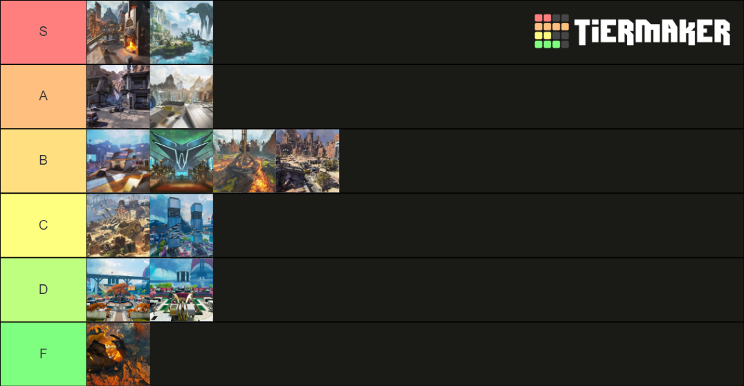 Apex Arena Map Tier List (Community Rankings) - TierMaker