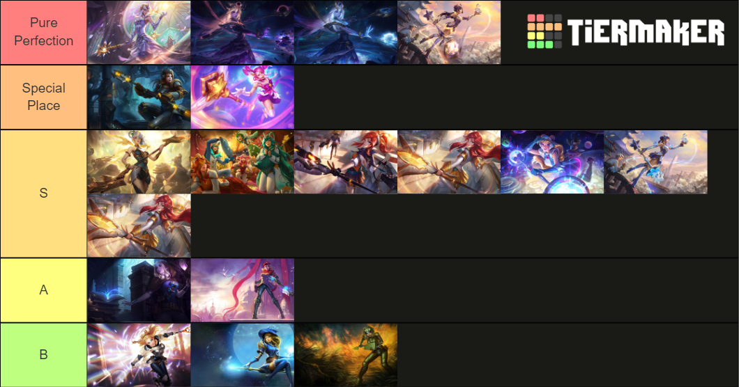 Lux All Skins (17) Tier List (Community Rankings) - TierMaker