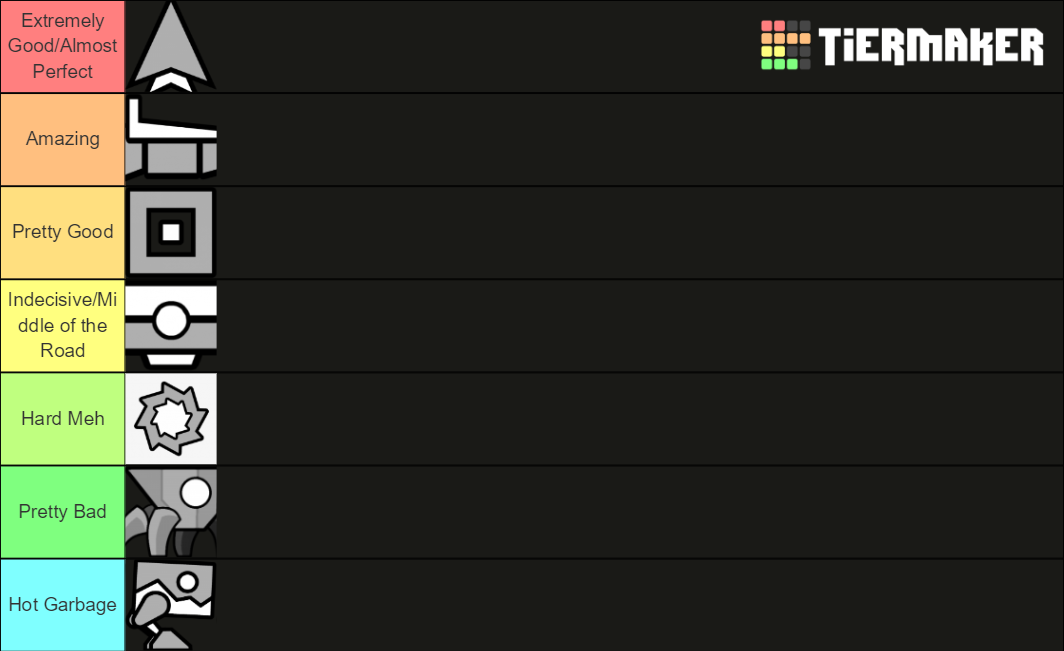 Geometry Dash Modes 2.1 Tier List (Community Rankings) - TierMaker