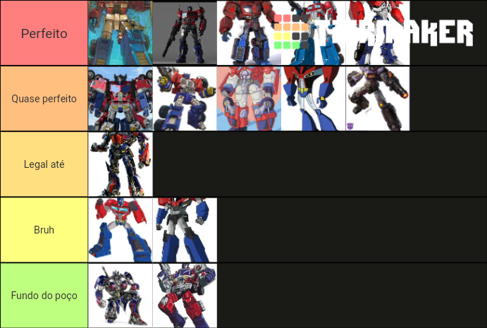 Transformers: Optimus Prime incarnations Tier List (Community Rankings ...