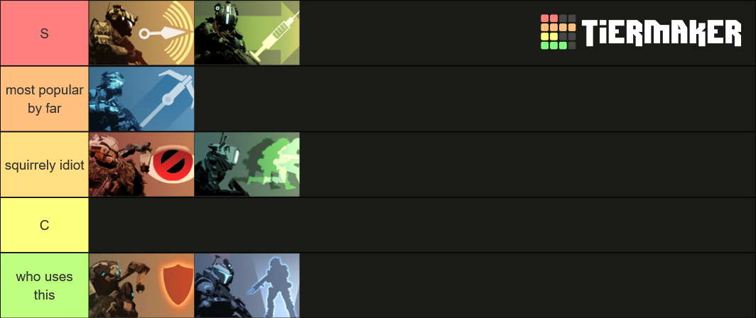 Titanfall 2 Pilot Tacticals Tier List (Community Rankings) - TierMaker