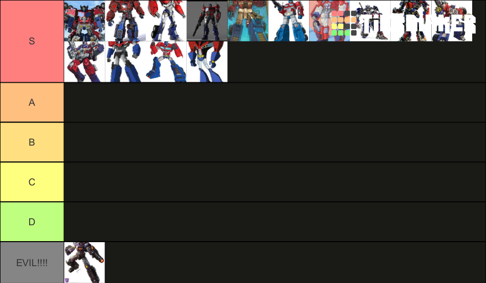 Transformers: Optimus Prime incarnations Tier List (Community Rankings ...