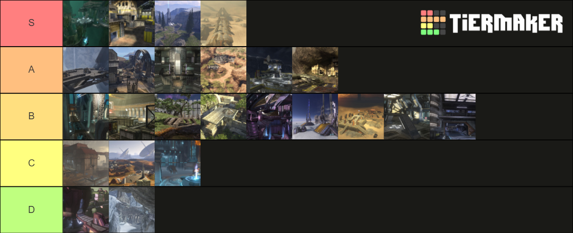 Ranking All Halo 3 Maps Tier List (Community Rankings) - TierMaker
