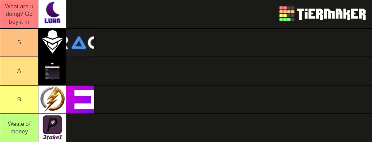 GTA V MOD MENUS v2 Tier List (Community Rankings) - TierMaker