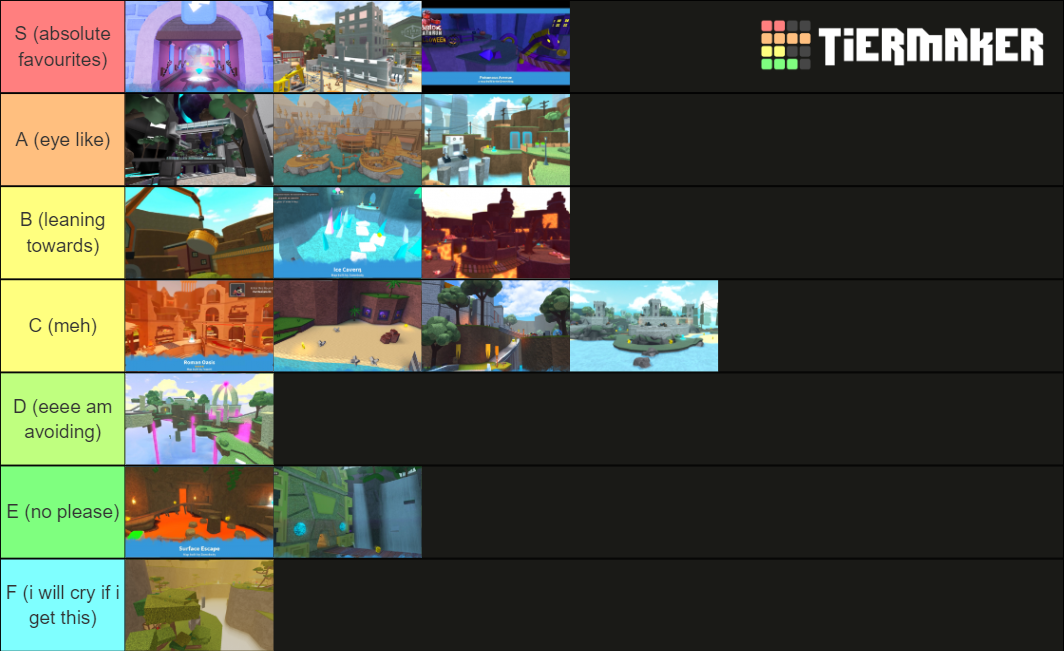 Roblox Deathrun maps [December 2020] Tier List (Community Rankings ...