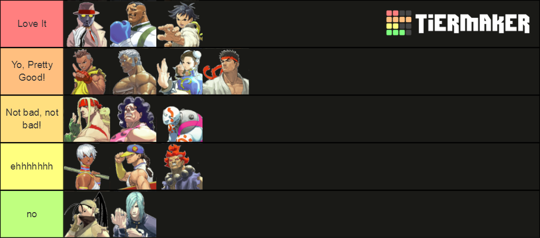 Street Fighter 3: 3rd Strike Tier List (Community Rankings) - TierMaker