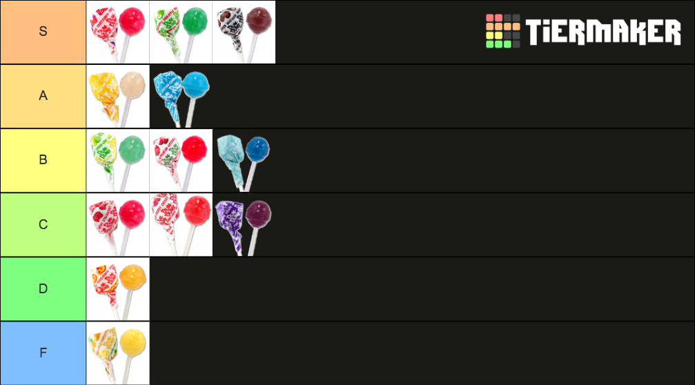 Dum-Dums Flavors Tier List (Community Rankings) - TierMaker