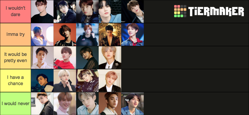 Fighting NCT - ot23 🥊🥊 Tier List (Community Rankings) - TierMaker