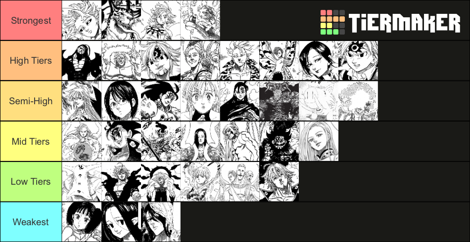 7DS Power Tier List (Community Rankings) - TierMaker