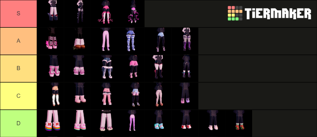 Royale High shoes/heels (2022) Tier List (Community Rankings) - TierMaker