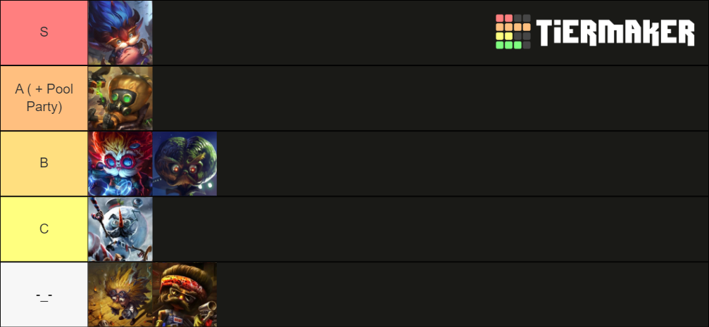 Heimerdinger skins Tier List (Community Rankings) - TierMaker