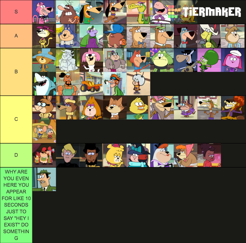 Jellystone! Characters Tier List (Community Rankings) - TierMaker