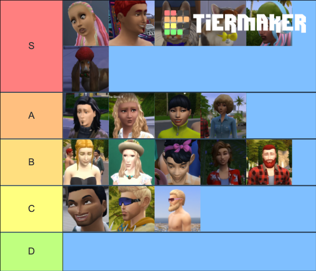 graystillplays sims 4 sims Tier List (Community Rankings) - TierMaker