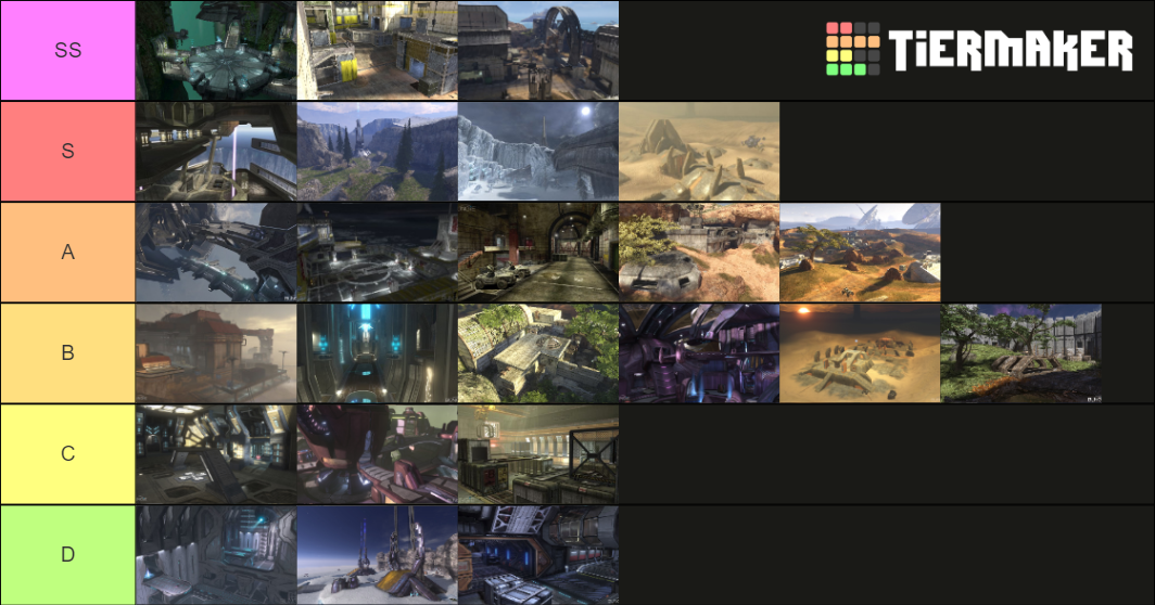 Halo 3 Maps Tier List (Community Rankings) - TierMaker