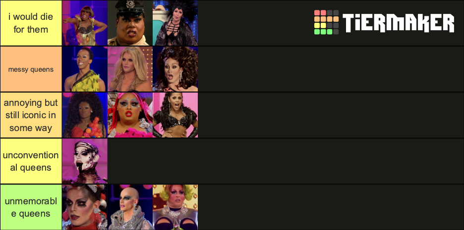 rpdr season 4 queens Tier List (Community Rankings) - TierMaker