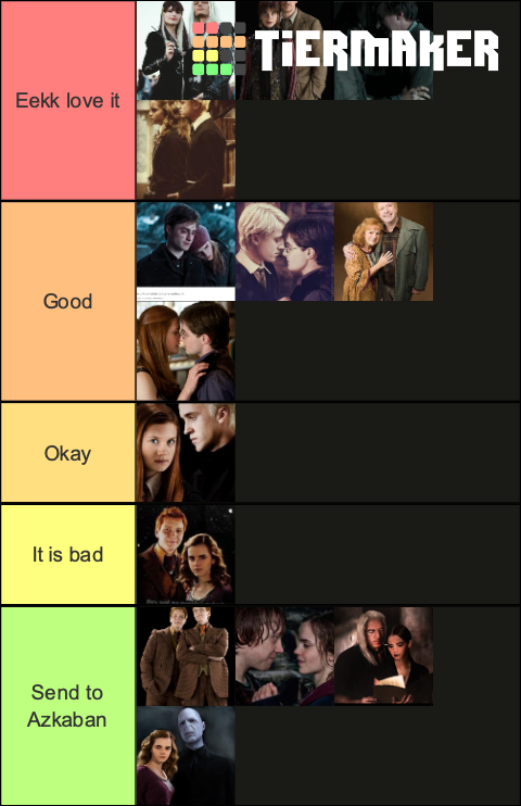 Harry Potter ships Tier List (Community Rankings) - TierMaker