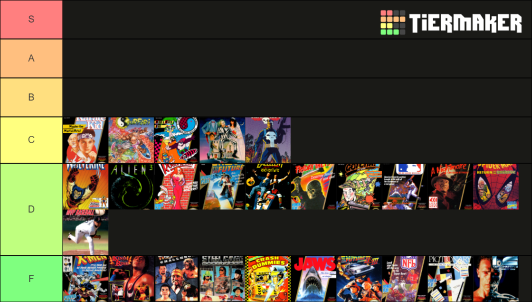 LJN NES Games Tier List (Community Rankings) - TierMaker