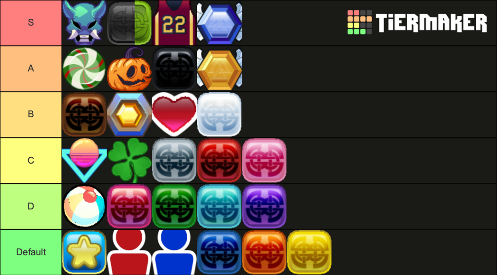 Brawlhalla Color (As of BP2) Tier List (Community Rankings) - TierMaker
