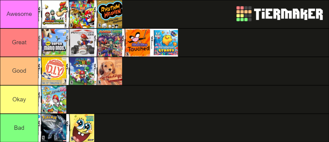 Nintendo DS games (OVER 100 GAMES) Tier List (Community Rankings ...