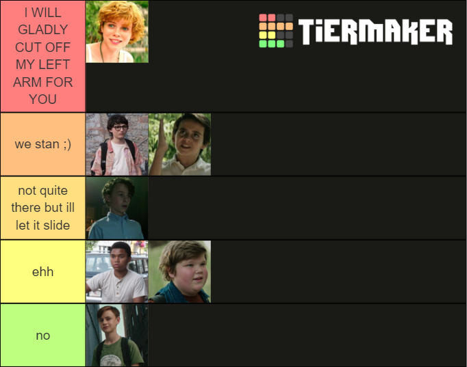 it chapter 1 characters Tier List (Community Rankings) - TierMaker