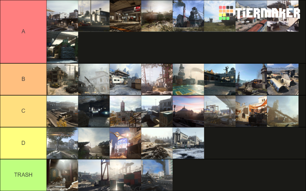 Every MW 2019 map Tier List (Community Rankings) - TierMaker
