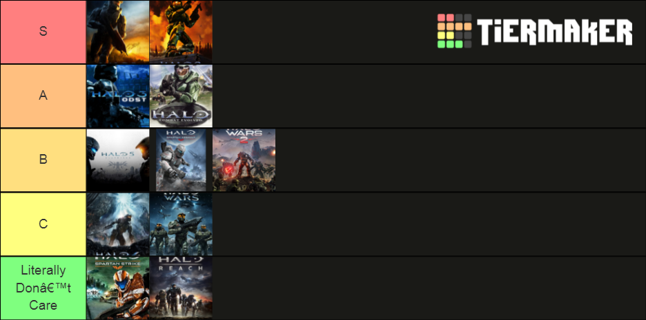 Halo Tier List (Community Rankings) - TierMaker