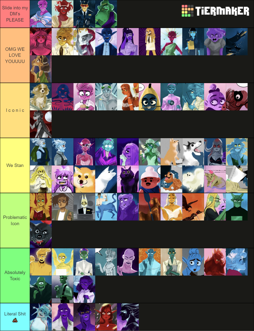 Lore Olympus Characters Tier List Community Rankings Tiermaker