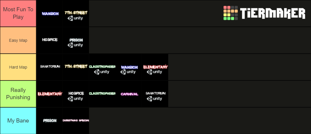 Slenderman's Shadow Map Tier List (Community Rankings) - TierMaker