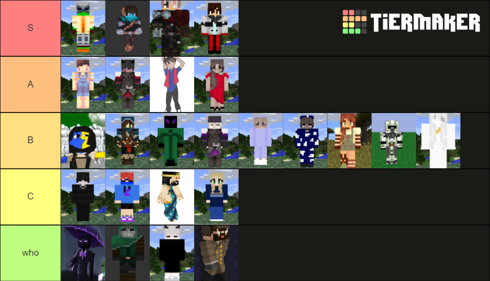 dino smp Tier List (Community Rankings) - TierMaker