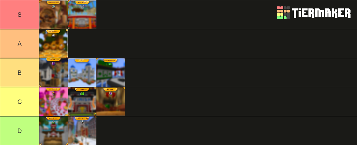 MCC S2 Games (MCC 20) Tier List (Community Rankings) - TierMaker