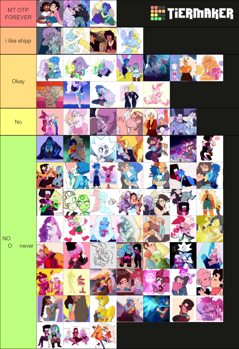 Steven universe best shipps list Tier List (Community Rankings) - TierMaker