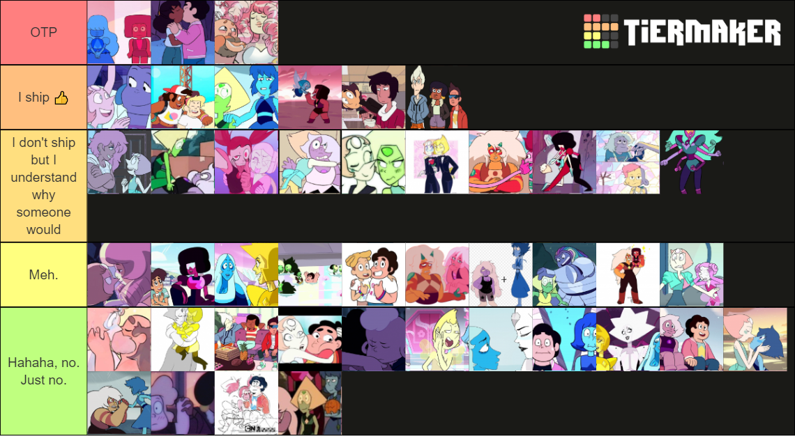 Steven Universe Ship Tierlist Tier List Community Rankings TierMaker steven-universe-ship-tierlist-tier-list-community-rankings-tiermaker