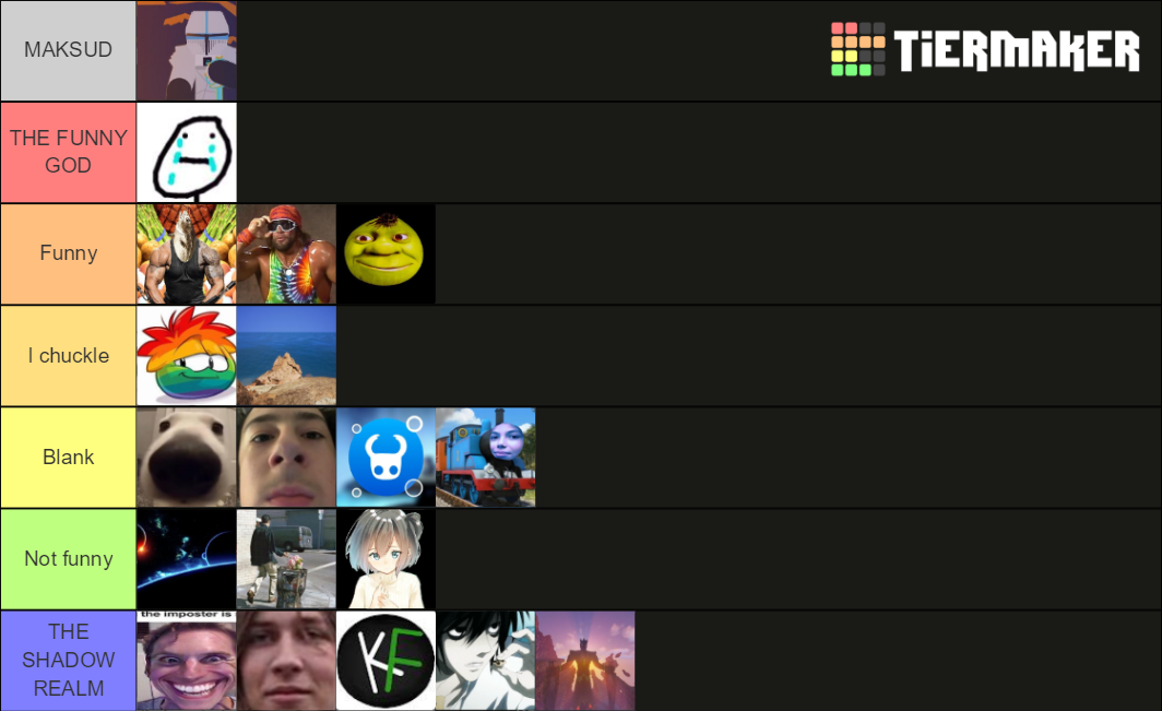 ROM funny Tier List (Community Rankings) - TierMaker