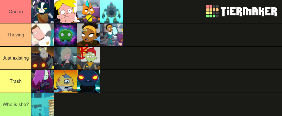 Final space characters Tier List (Community Rankings) - TierMaker