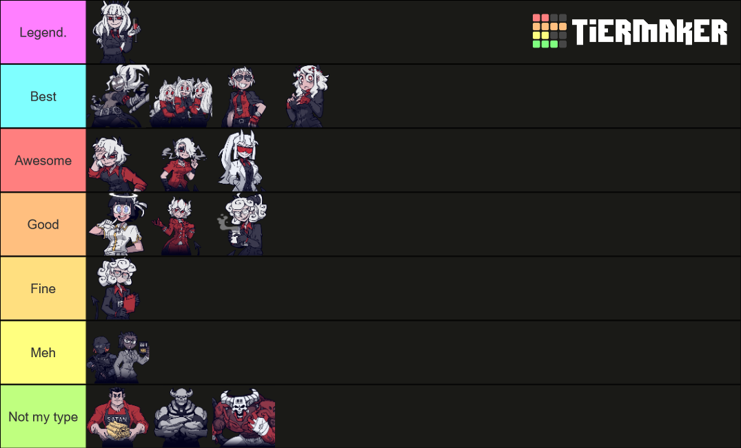 Helltaker Character Tier List (Community Rankings) - TierMaker