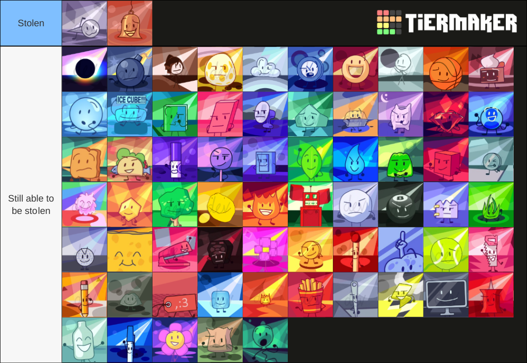 bfb and tpot teams camp Tier List (Community Rankings) - TierMaker