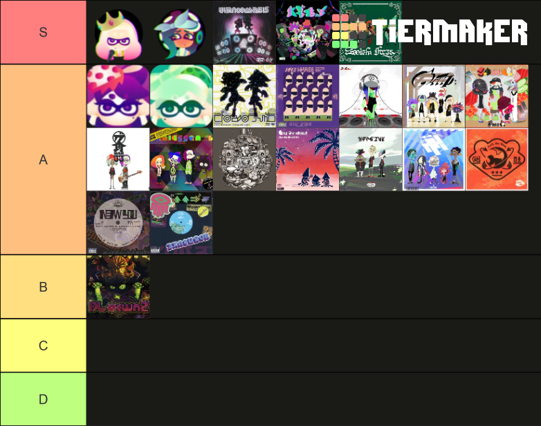 All Splatoon Bands Tier List Community Rankings TierMaker