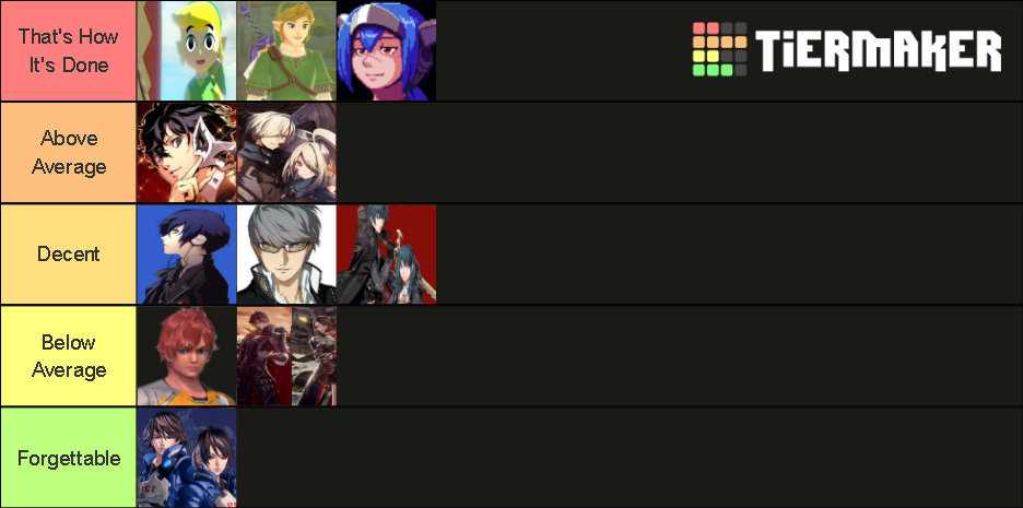 Silent Video Game Protagonists Tier List (Community Rankings) - TierMaker