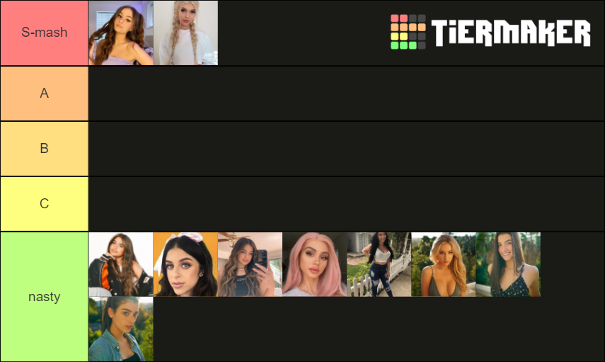 Top 10 Tik Tok Girls of All Time Tier List (Community Rankings) - TierMaker