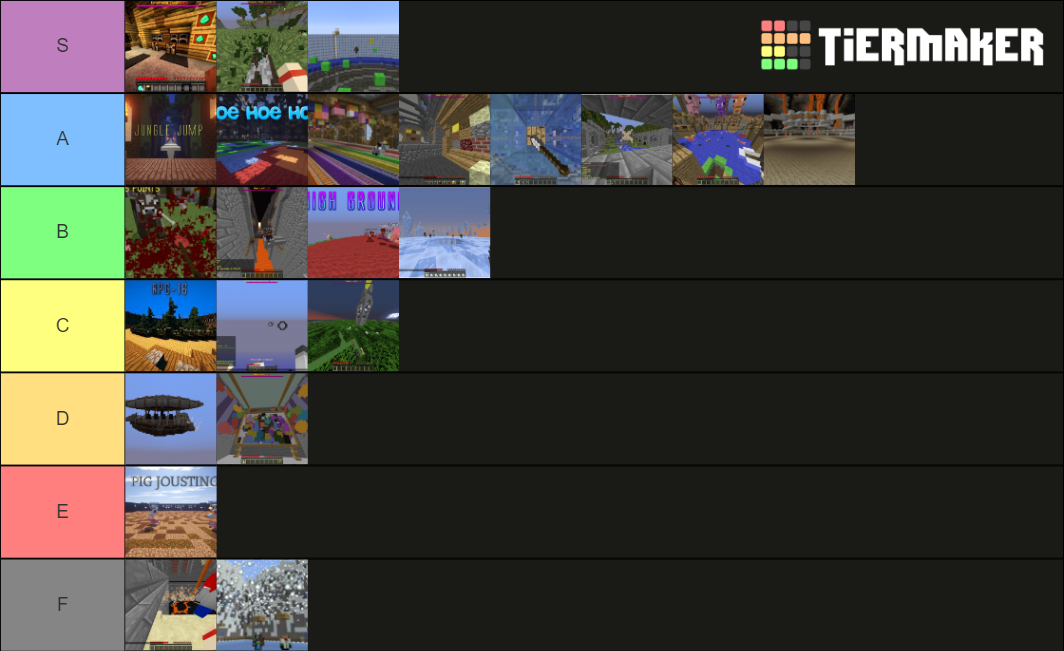 Hypixel Party Games Tier List (Community Rankings) - TierMaker