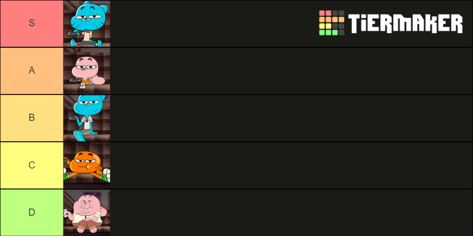 Amazing World Of Gumball Remote Fu Characters Tier List (Community ...