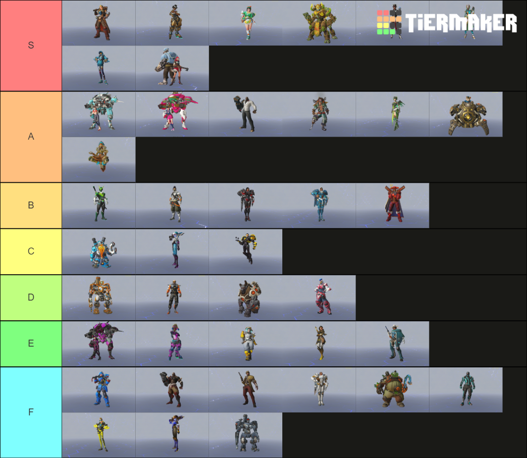 Overwatch Anniversary Skins Tier List (Community Rankings) - TierMaker